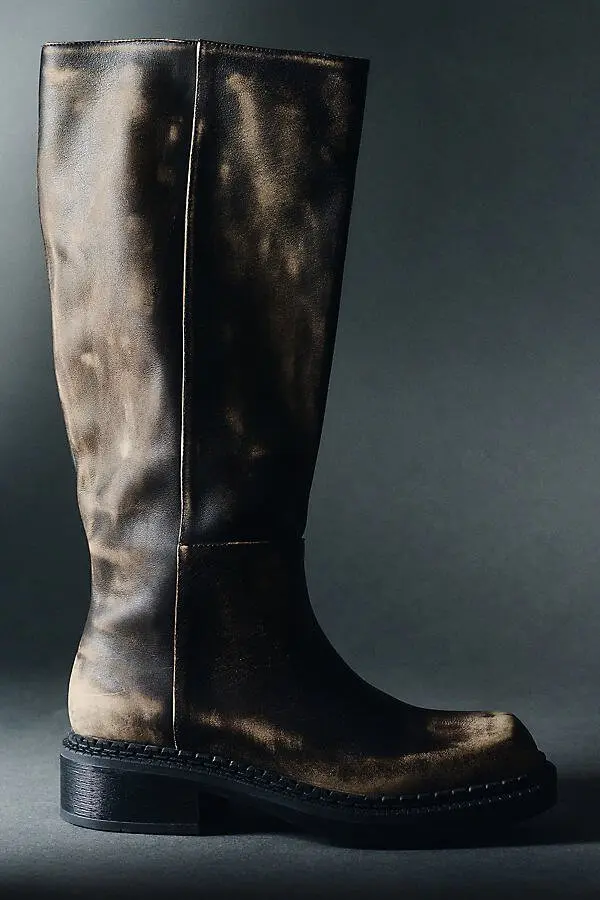 SILENT D Poli Tall Leather Boots