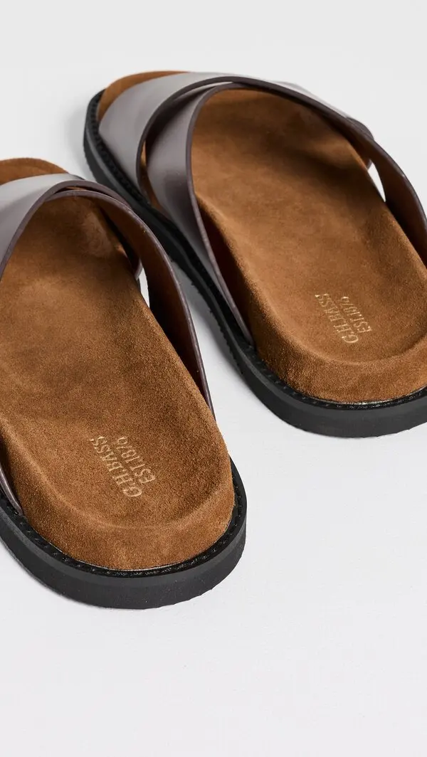 G.H. BASS & CO. Charleswood Leather Slide Sandals
