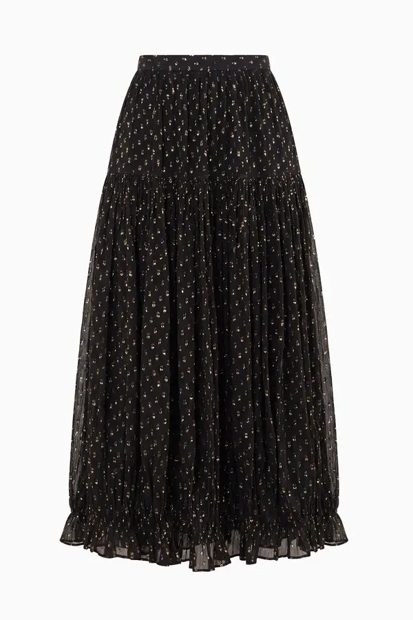 Ulla Johnson Floret Silk Skirt