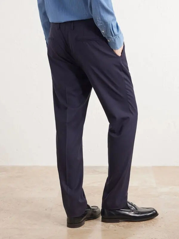 Boglioli Straight-leg Virgin Wool Trousers