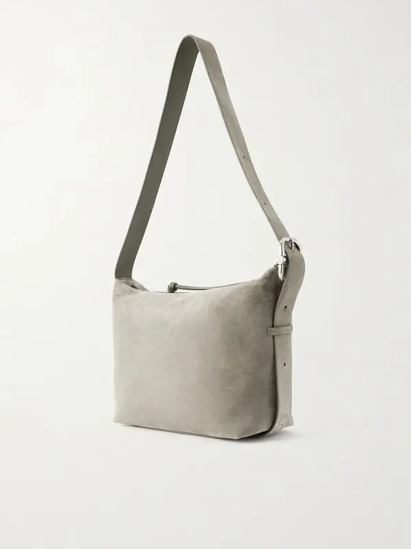 Loewe Loop Medium Suede Messenger Bag