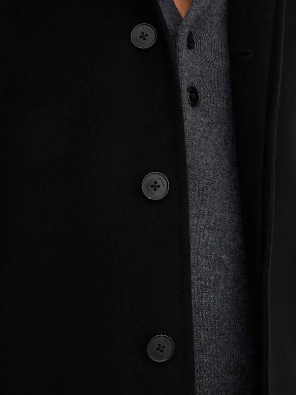 REISS Mccullough Wool-blend Single-breasted Raglan Overcoat
