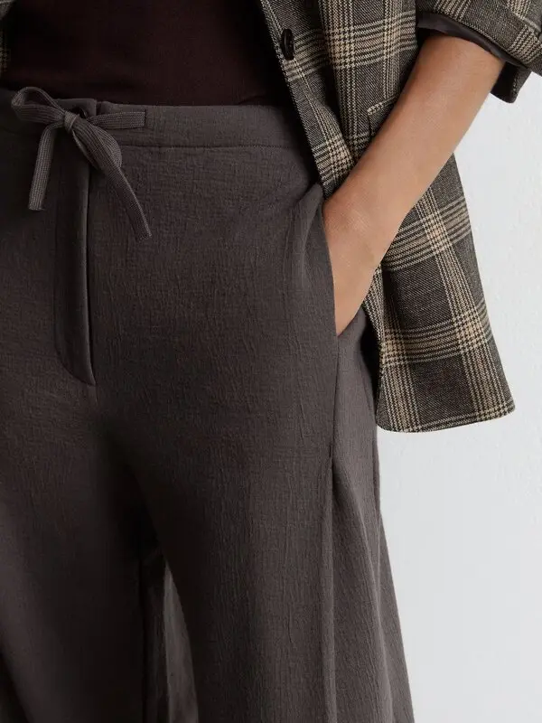 REISS Leoni Joggers - Grape Burgundy