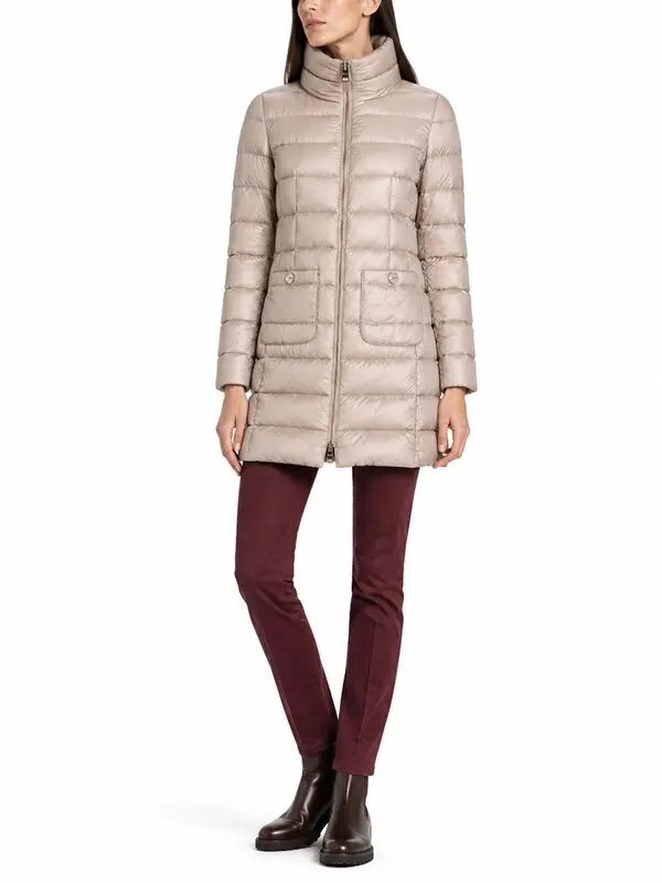 Herno Long Down Puffer Coat - Beige