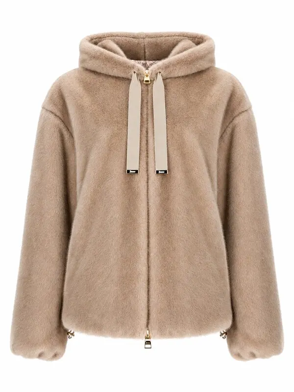 Herno Giacca Bomber In Eco-pelliccia