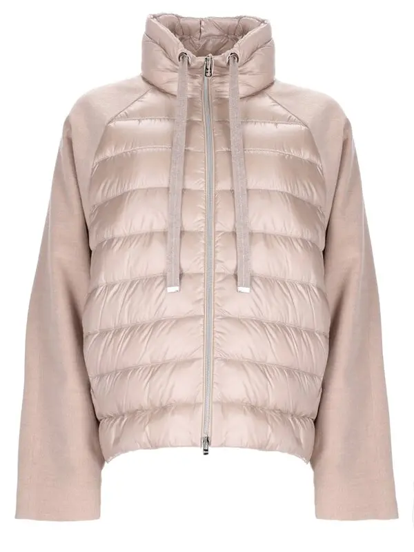 Herno Giacca "resort" In Flanella E Nylon