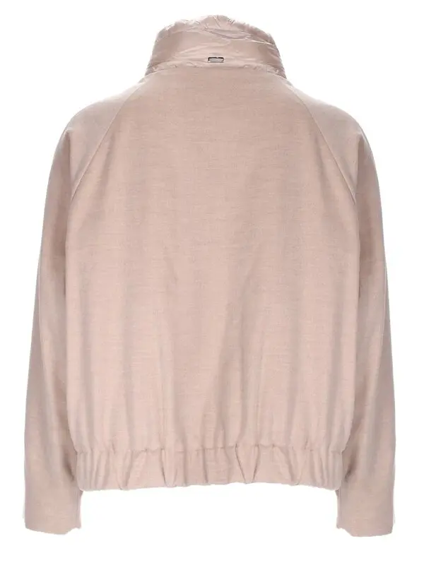Herno Giacca "resort" In Flanella E Nylon