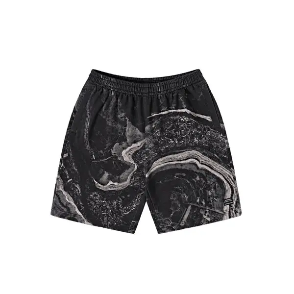 UNTAPPED Terrain Print Loopback Cotton Shorts