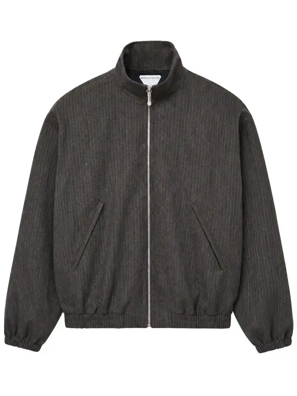 Bottega Veneta 100% Wool Zip-up Coat