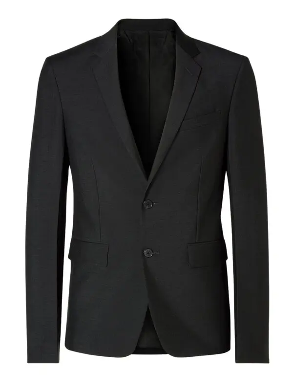 Fendi Wool-mohair Tailored Jacket - Black