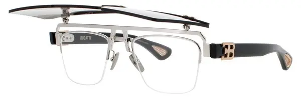 BUGATTI 01brx Sunglasses With Flip-down Lens, 142-0-140