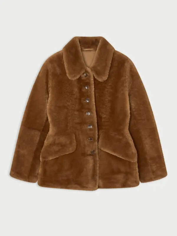 BY MALENE BIRGER Adeline Shearling Jacket