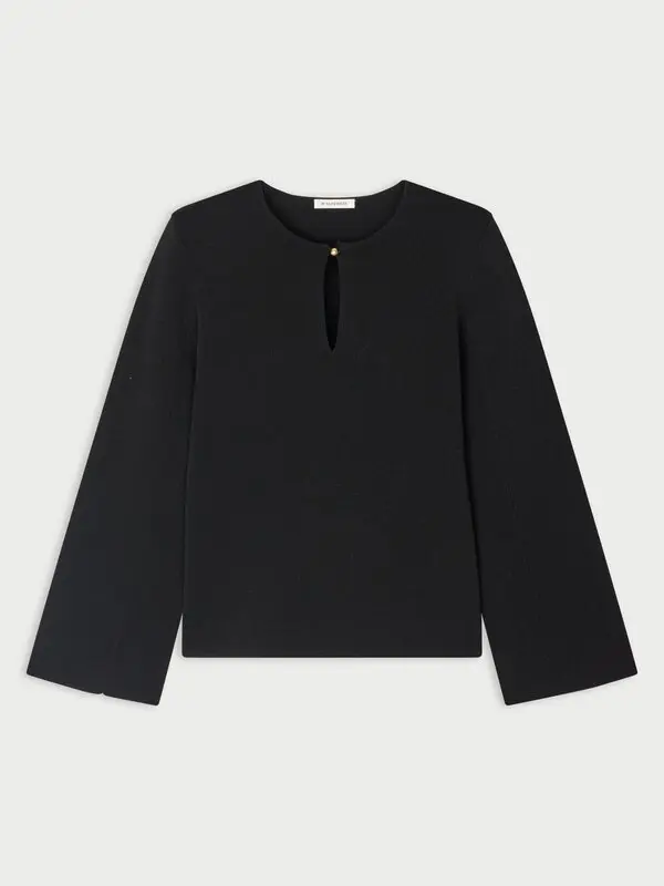 BY MALENE BIRGER Opale Blouse With Keyhole Neckline