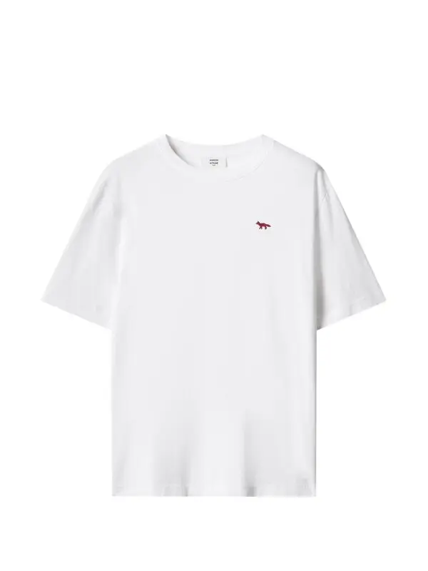 Maison Kitsuné Red Profile Fox Cotton T-shirt