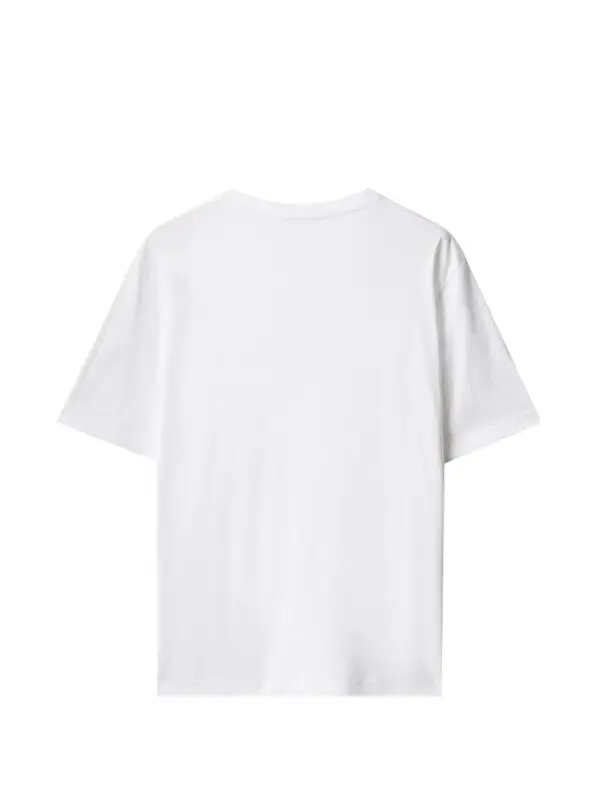 Maison Kitsuné Red Profile Fox Cotton T-shirt