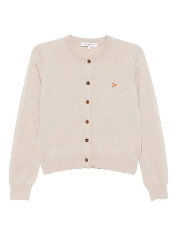 Maison Kitsuné Baby Fox Wool Cardigan