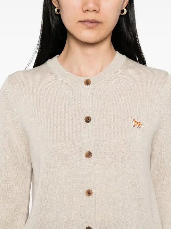 Maison Kitsuné Baby Fox Wool Cardigan