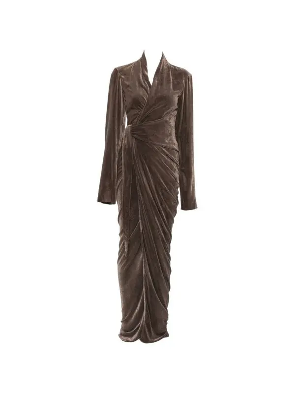 Rick Owens Draped Maxi Dress