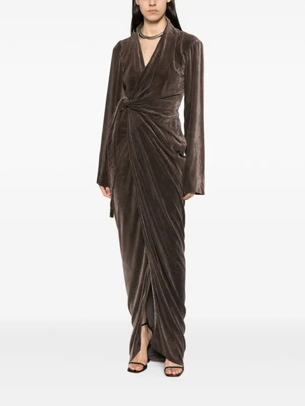 Rick Owens Draped Maxi Dress