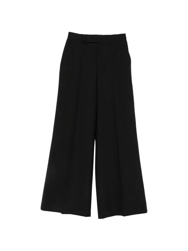 Rick Owens Wool Wide-leg Trousers