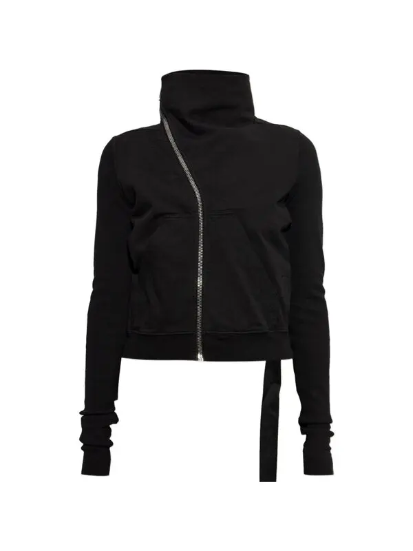 Rick Owens Cotton Zipped Sweatshirt