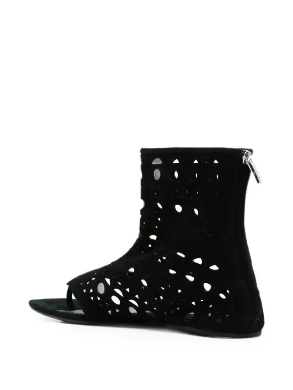 Alaïa Neo Vienne High Flat Sandals
