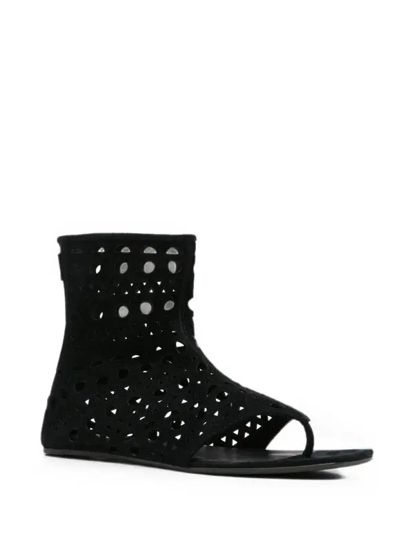 Alaïa Neo Vienne High Flat Sandals