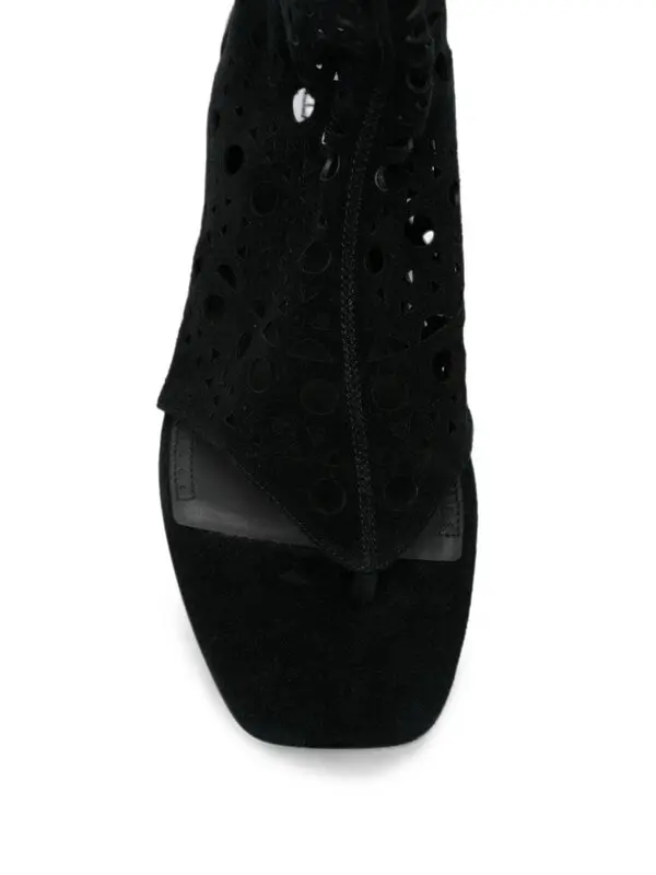 Alaïa Neo Vienne High Flat Sandals