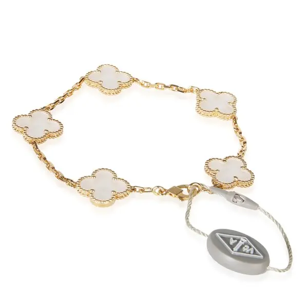 Van Cleef & Arpels Yellow Gold Rock Crystal Vintage Bracelet