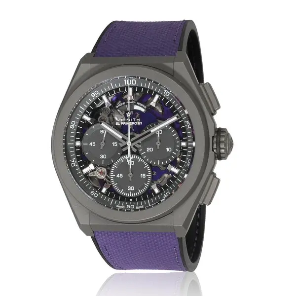 ZENITH Defy El Primero 21 Skeleton Dial Watch - Titanium