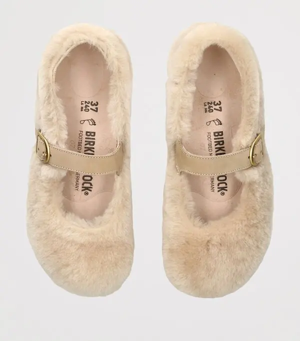 BIRKENSTOCK Shearling Santa Clarita Ballet Flats