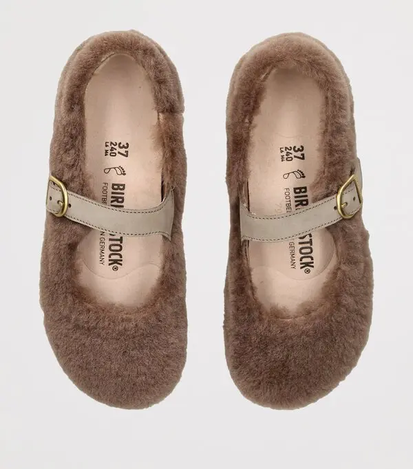 BIRKENSTOCK Shearling Santa Clarita Ballet Flats