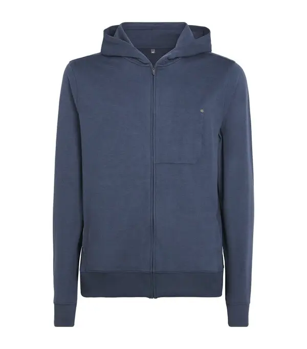 Vuori Zip-up Ponto Hoodie - Blue
