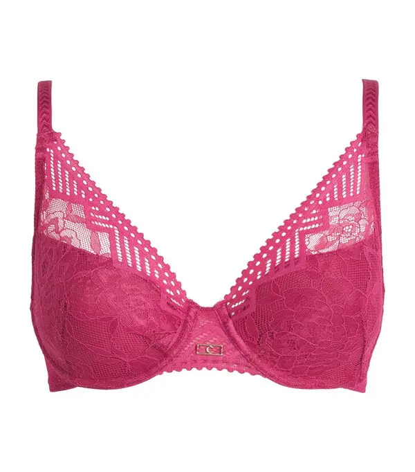 Chantelle Lace Origins Full-cup Bra - Pink