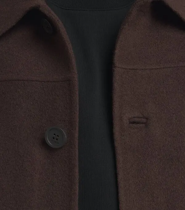 Sandro Wool-blend Double-face Jacket