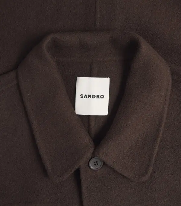 Sandro Wool-blend Double-face Jacket