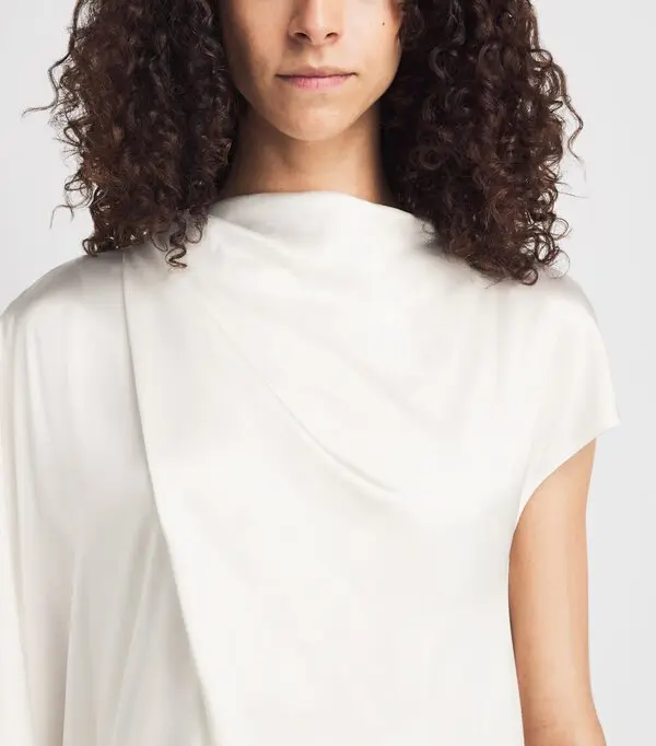 ROKSANDA Silk One-shoulder Hiba Midi Dress