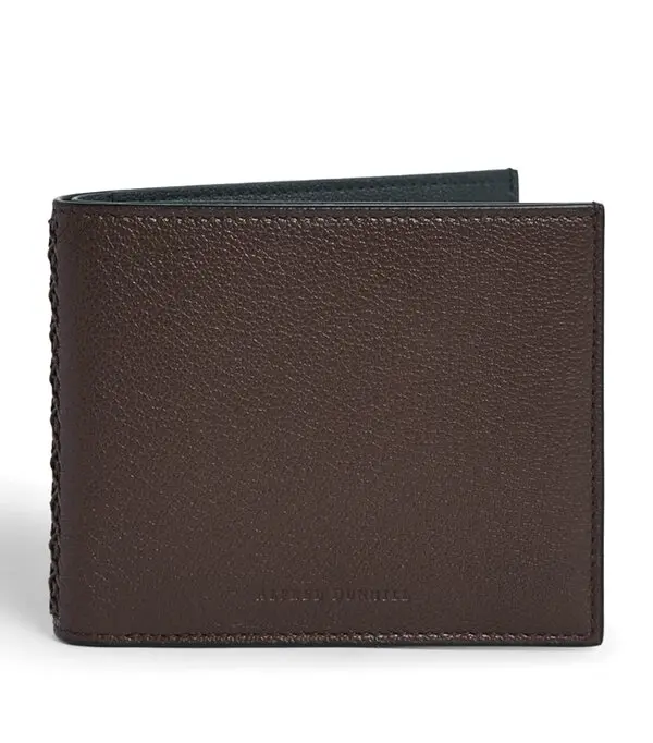 Dunhill Leather Century Compact Wallet - Brown