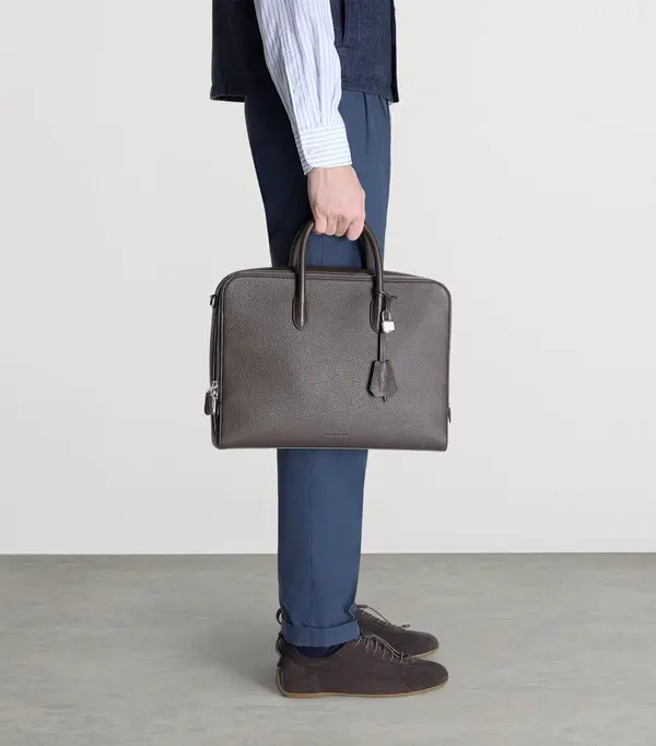 Dunhill Leather Bourdon 38 Briefcase