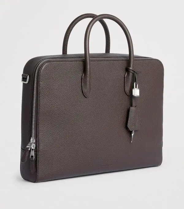 Dunhill Leather Bourdon 38 Briefcase