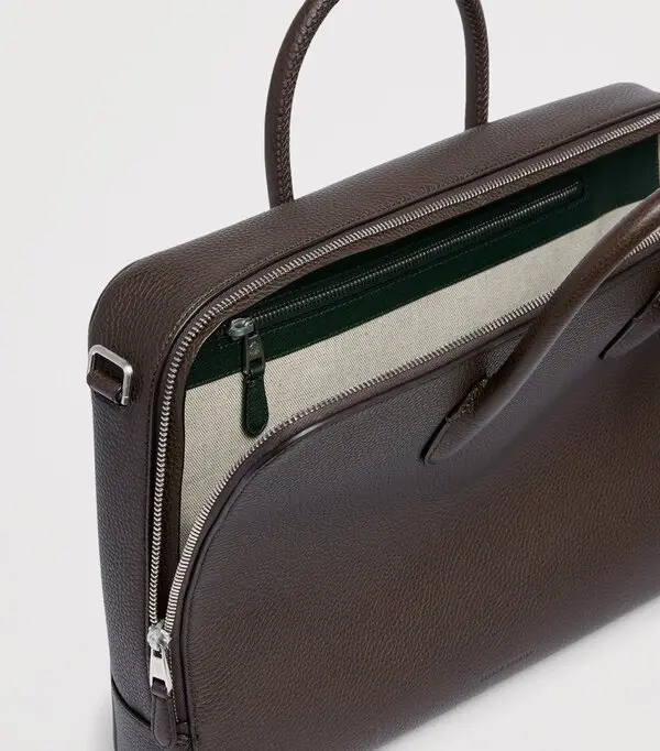 Dunhill Leather Bourdon 38 Briefcase
