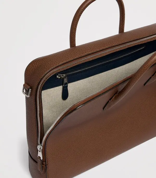 Dunhill Leather Bourdon 38 Briefcase