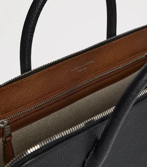 Dunhill Leather Bourdon 41 Briefcase