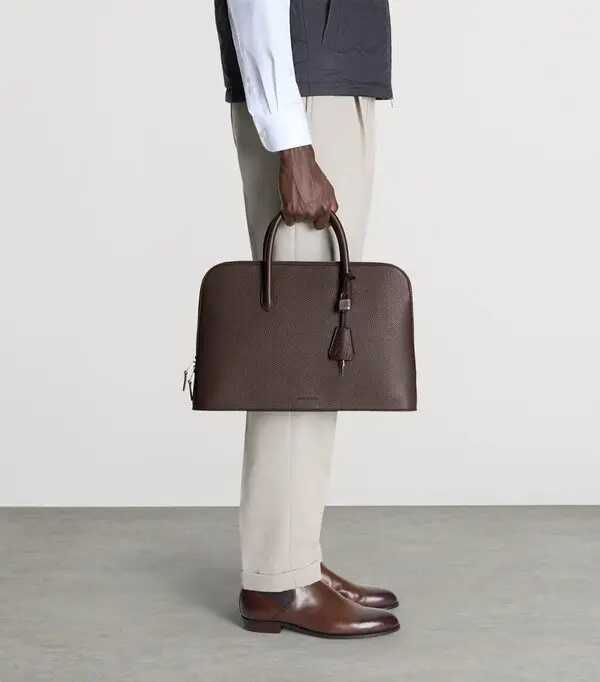 Dunhill Leather Bourdon 41 Briefcase