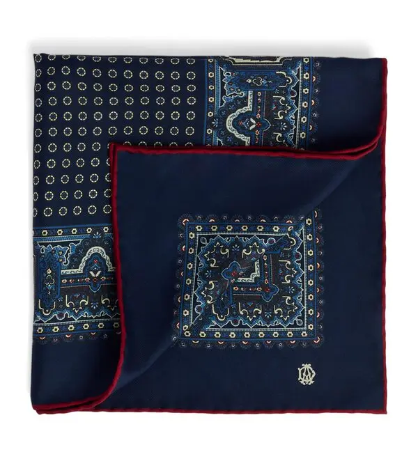 Dunhill Silk Printed Neckerchief