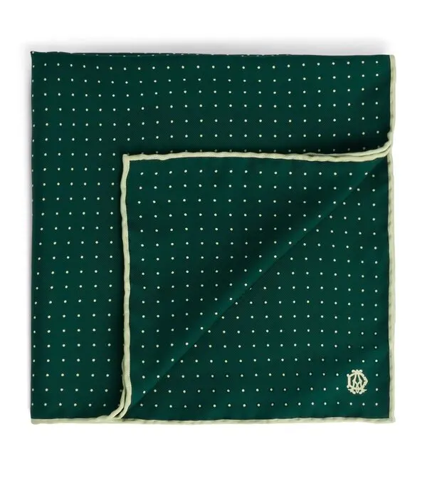 Dunhill Silk Polka-dot Neckerchief