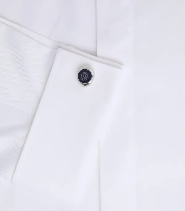 Dunhill Rhodium-plated Silver And Sodalite Ad Cypher Cufflinks