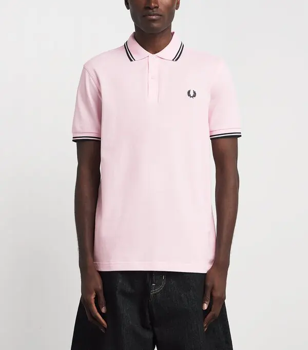 Fred Perry Cotton Twin Tipped Polo Shirt