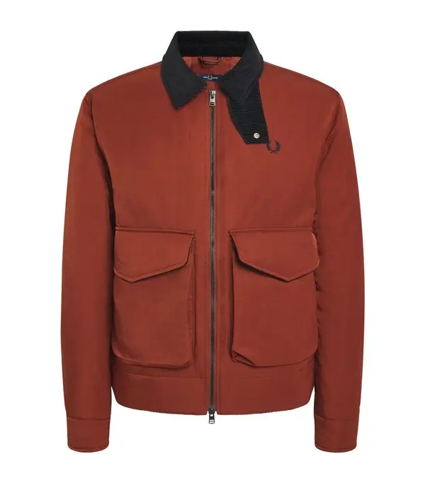 Fred Perry Caban Jacket With Contrasting Collar