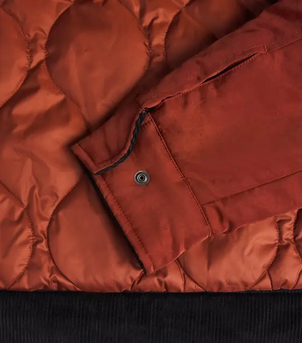Fred Perry Caban Jacket With Contrasting Collar